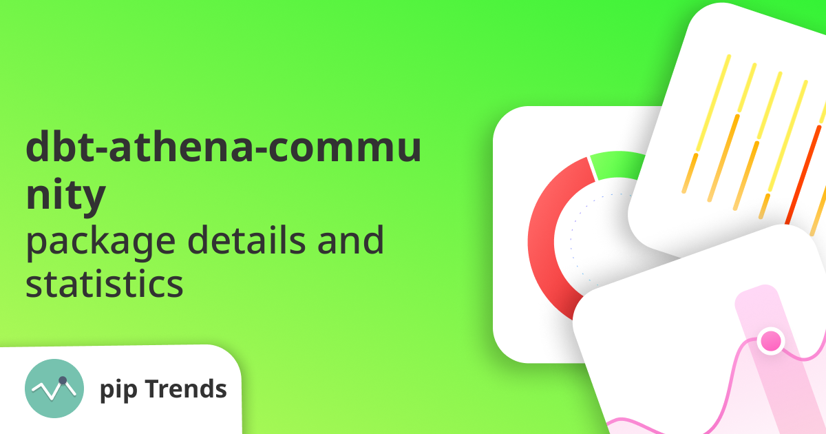 dbt-athena-community download stats and details