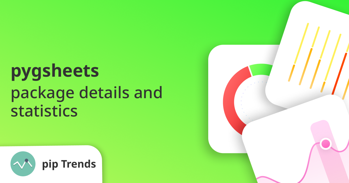 pygsheets download stats and details