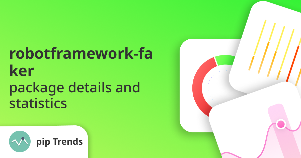 robotframework-faker download stats and details