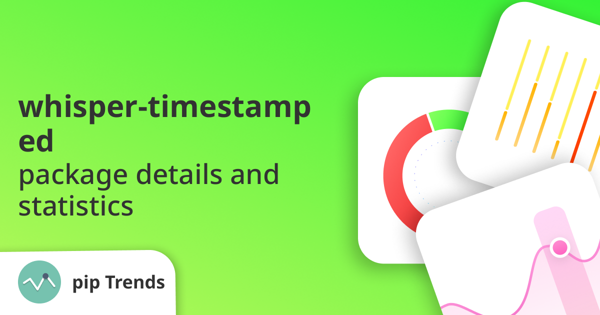 whisper-timestamped download stats and details